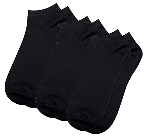 Trail maker 100 Pack Socks for Men Ankle Socks Size 10-13 Black Cotton Socks Bulk Pack for Homeless Men, Donations