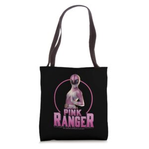 power rangers pink ranger power pose tote bag