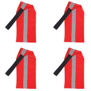 kasteco 4 pieces travel warning flag safety travel flag for kayak