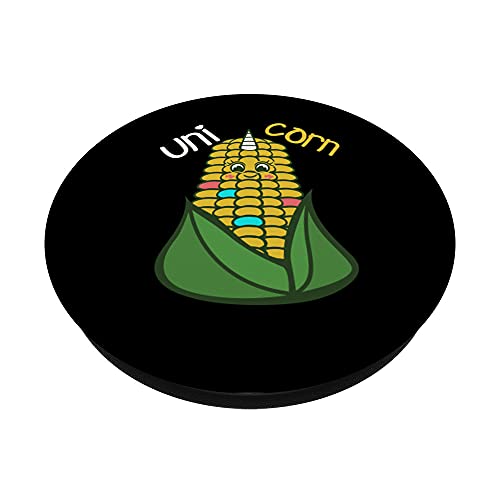 Cool Uni Corn | Funny Maize Magical Horned Horse Joke Gift PopSockets Swappable PopGrip