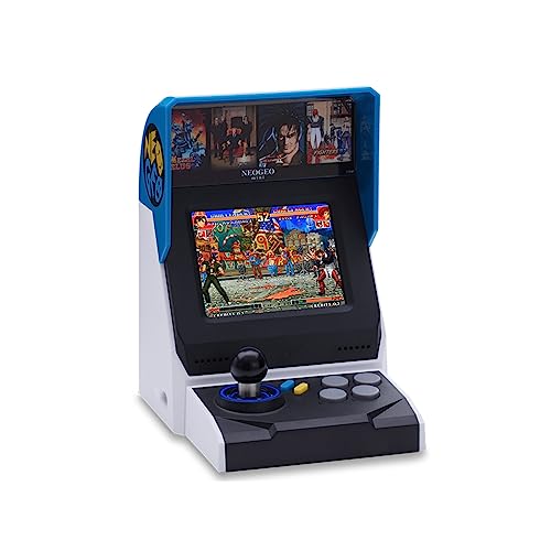 NEOGEO Mini Arcade International Version, 40 Pre-Loaded Classic SNK Games:The KING of The FIGHTERS / METAL SLUG and More, Built-in Clearly 3.5”LCD Screen, HDMI and 2 Gamepad Ports