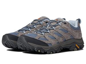 merrell womens moab 3 hiking shoe, smoke, 7.5 wide us