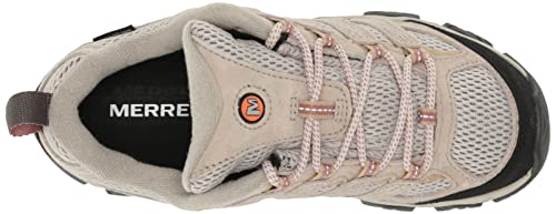 Merrell Women's Moab 3 Waterproof Hiking Shoe, Aluminum, 8