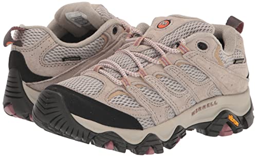 Merrell Women's Moab 3 Waterproof Hiking Shoe, Aluminum, 8