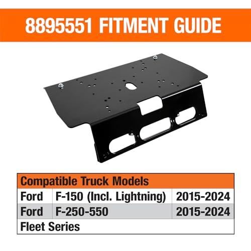 Buyers Products 8895551 Drill-Free Light Bar Cab Mount for Ford 1500 (2015+)