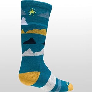 Smartwool Wintersport Mountain Sock - Kids', Ocean Abyss, M