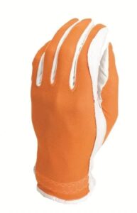 evertan: women's tan through golf glove - creamsicle medium