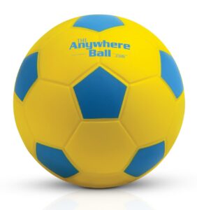 kids foam soccer ball - super soft for junior soccer - yellow