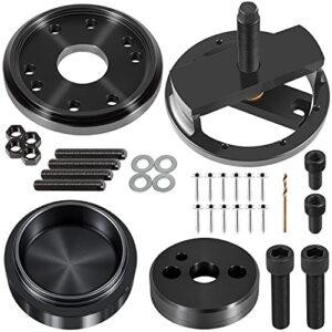 front+rear crankshaft seal remover & installer with wear sleeve installer tool set for cummins 3.9l 5.9l 6.7l 1989-2016 replace 1338 3824498 5046 3824500 3164660 st-224c 3824078 5395259 2063800090