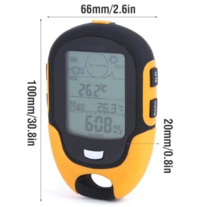 OUKENS Other Fishing Tools and Accessories Altimeter, FR500 Outdoor Multifunctional Car Altimeter Barometer Thermometer