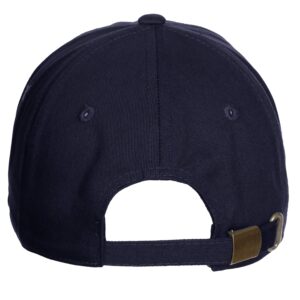 Daxton Vertical USA Cities Baseball Dad Hat Unstructure Low Profile Strapback,Michigan,Navy Hat