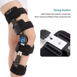 Post Op Knee Brace Adjustable ROM Leg Stabilizer Recovery Immobilization After Surgery Medical Orthopedic Guard Protector Immobilizer Brace Injury Surgery Recovery Women and Men