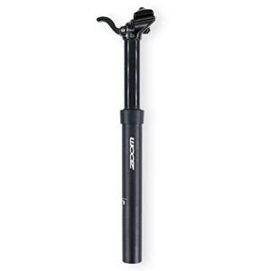 DJC Bike Dropper Seatpost Jump Seat 100mm Travel Manual Control Lever Height Adjustable Seatpost Hydraulic 375mm (Measure diameter before buy, 31.6mm diameter)