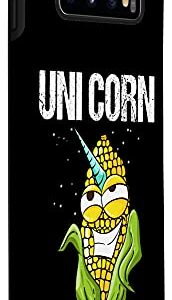 Galaxy S10 Cool Uni Corn | Funny Maize Magical Horned Horse Joke Gift Case