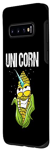 Galaxy S10 Cool Uni Corn | Funny Maize Magical Horned Horse Joke Gift Case