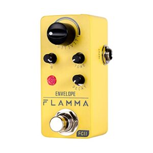 flamma fc11 auto wah pedal envelope filter guitar effects pedal true bypass for guitar and bass