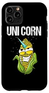 iphone 11 pro cool uni corn | funny maize magical horned horse joke gift case