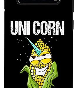 Galaxy S10 Cool Uni Corn | Funny Maize Magical Horned Horse Joke Gift Case