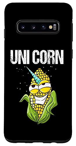 Galaxy S10 Cool Uni Corn | Funny Maize Magical Horned Horse Joke Gift Case