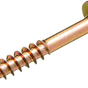 TIMCO 640SCSYP Solo Coach Screws-Hex-Gold-6.0 x 40-Pack of 12