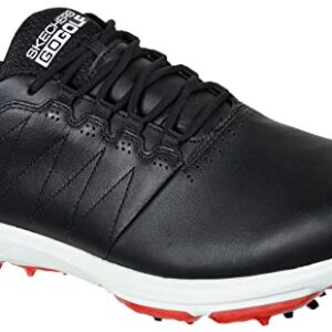 Skechers NEW Mens Go Golf Pro 4 Legacy Golf Shoes 214001 Black/Red Sz 8 X-Wide