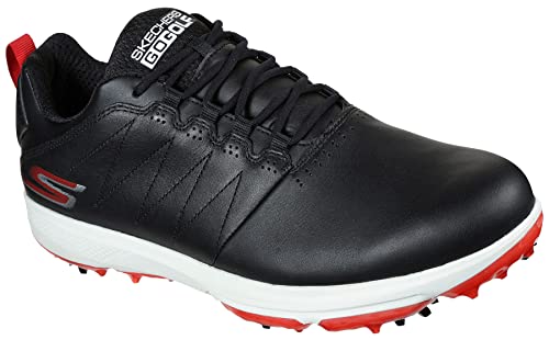 Skechers NEW Mens Go Golf Pro 4 Legacy Golf Shoes 214001 Black/Red Sz 8 X-Wide