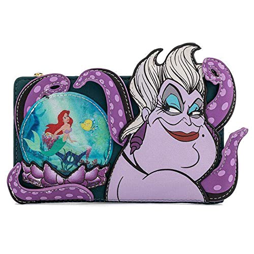 Disney Villains Scenes Ursula Crystal Ball Flap Wallet