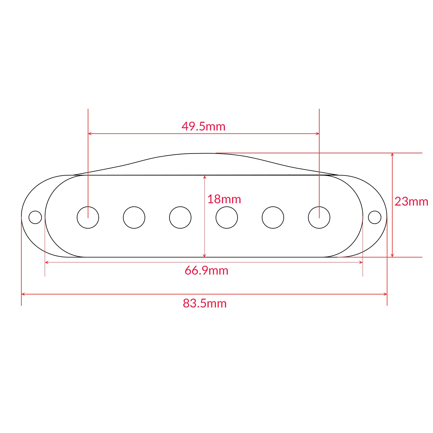 Electric Guitar Single Coil Pickups Set Vintage Voice SSS Replacement for Neck/Middle/Bridge Pickups Squier Stratocaster ST Style Guitar, Black