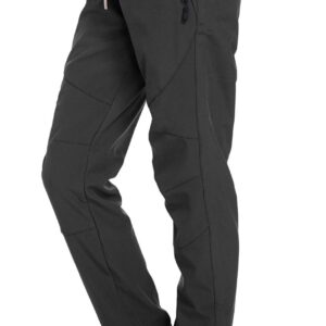 Apotemis Womens Snow Ski Pants Waterproof Windproof Fleece Lined Warm Hiking Insulated Pants Black L