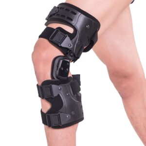 rom knee brace for torn acl meniscus tear pcl surgery recovery adjustable post op knee immobilizer leg stabilizer stabilizer after surgery joint injuries ​for women and men,left