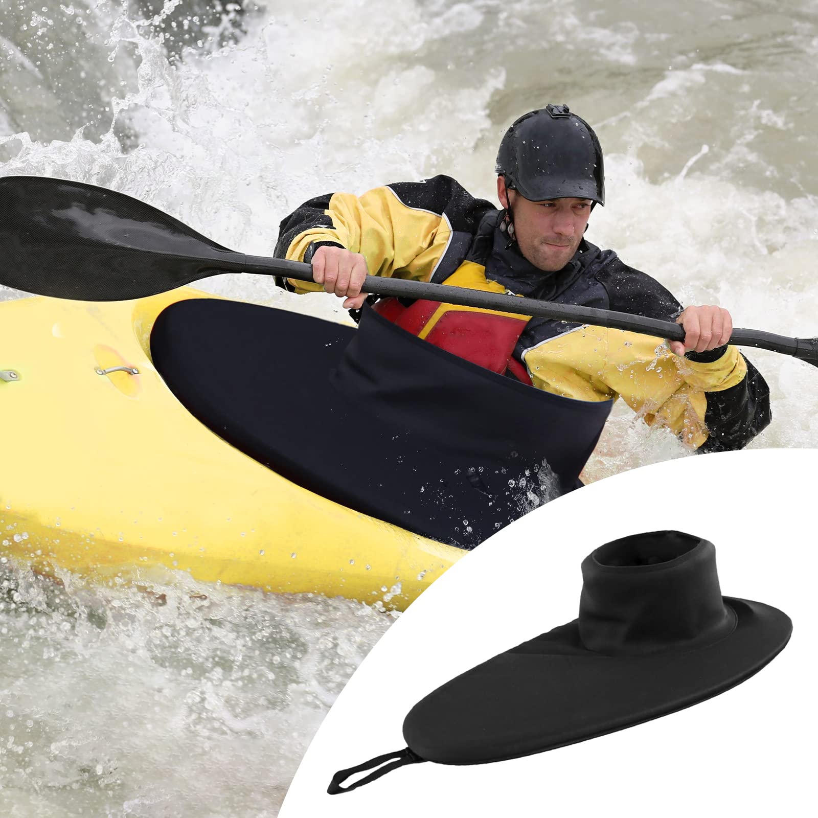 Tachiuwa Waterproof Neoprene Kayak Spray Skirt Sprayskirt Hatch Cover for Marine