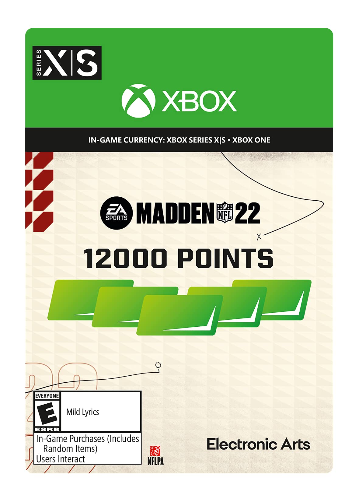 Madden NFL 22: 12000 Madden Points - Xbox [Digital Code]