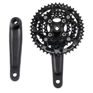 BUCKLOS MTB Crankset Square Taper with 22/24/26/32/38/42/44T Chainring Set, 170mm 104/64 BCD Hybrid Mountain Bike Crankset 8/9/10 Speed Compatible with Shimano Sram FSA.