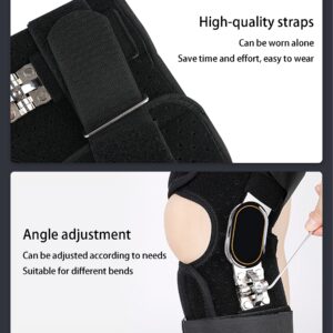 WILLQ Hinged Knee Brace ROM Adjustable Medical Orthopedic Support Stabilizer After Surgery for Arthritis Acl Pcl Meniscus Tear Osteoarthritis PCL Injury for Recovery Stabilization,Left,Small