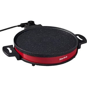 Starfrit 024426-003-0000 Electric Crepe Maker, 12", Red