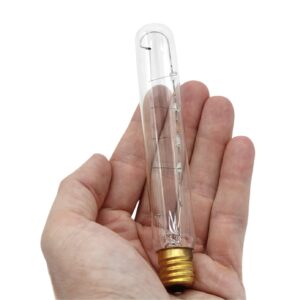 lumenivo 40 Watt 130 Volt T6.5 Refrigerator Light Bulb ー Replaces 40w 120v Freezer Light Bulb Subzero 500 Series Refrigerator Freezer ー Intermediate Base E17 ー Clear Incandescent Bulb ー 2 Pack