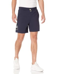 adidas men's lightweight graphic shorts, ink, large