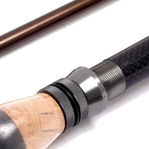 Fly Fishing Rod 9ft 4 Sections 7-8wt Fly Rod Carbon Fiber Blanks Light Weight Medium Fast Action Freshwater Fishing, fly904 7-8