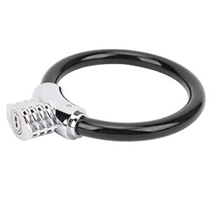 cycling cable lock, bicycle lock compact with 2 keys for mountain bike for road bike