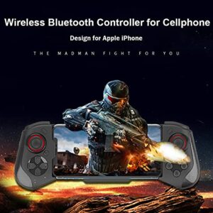 Megadream Mobile Gaming Controller for iPhone iOS Android PC Wireless Gamepad Joystick for iPhone 15/14/12/11, iPad, MacBook, Samsung Galaxy S22/S21/S20, TCL, Tablet, PC - 18+ Hour Battery Life - COD