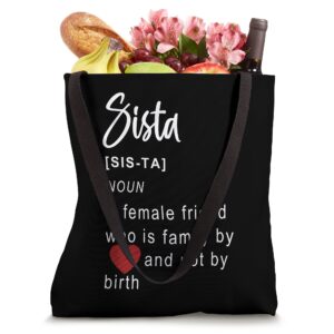 Best Queen Sistas Gifts for Plus Women Sistas Friends Girl Tote Bag