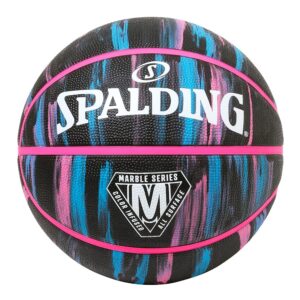 spalding basketball marble black neon rubber no. 7 ball basketball basket