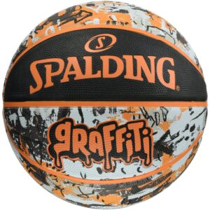 Spalding Basketball Graffiti Orange No. 5 Basketball Basket