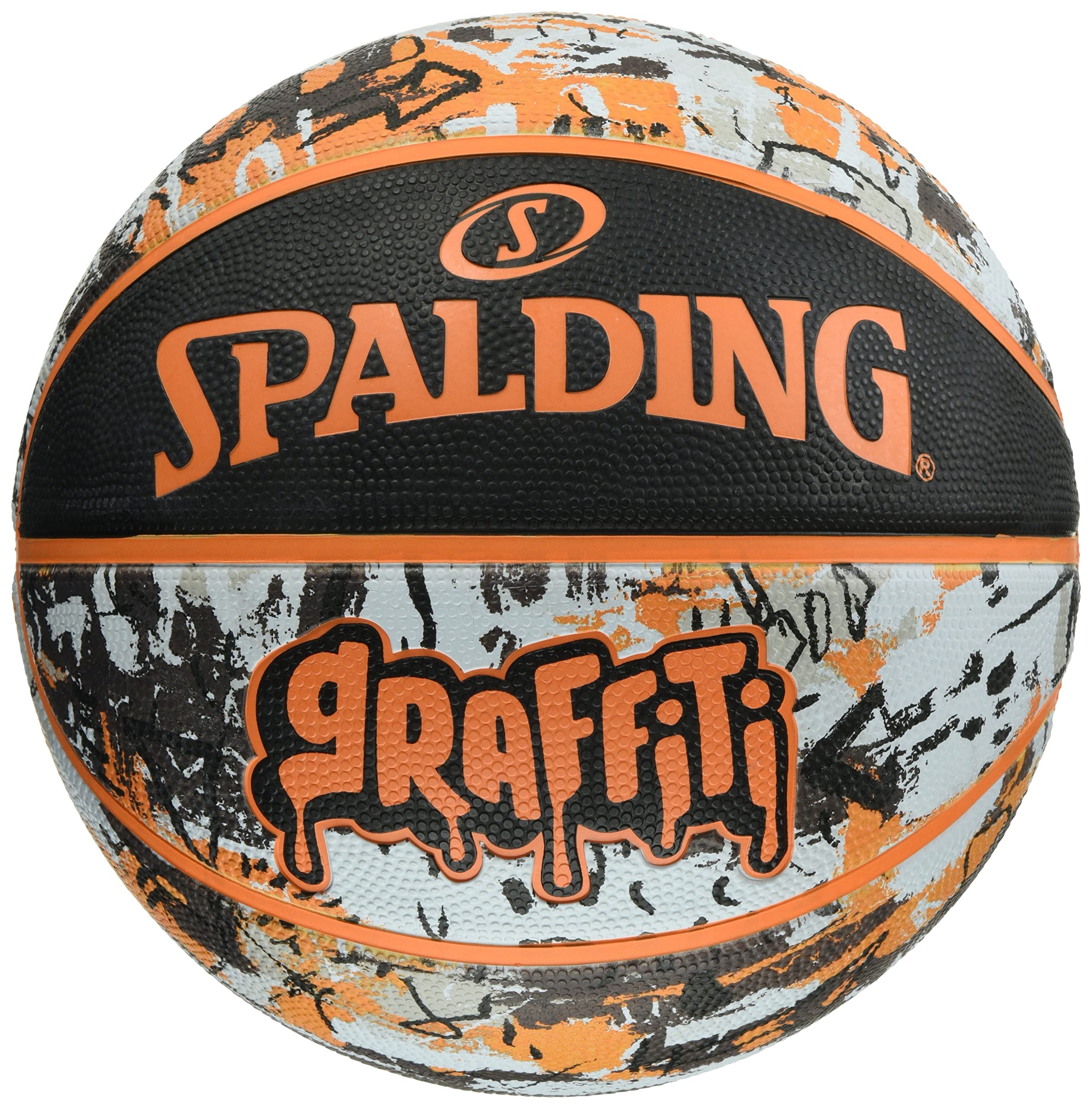 Spalding Basketball Graffiti Orange No. 5 Basketball Basket