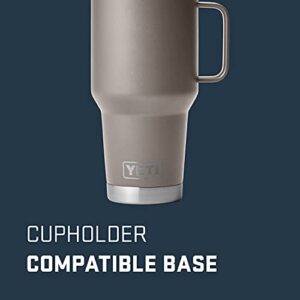 YETI Rambler 30 oz Travel Mug, Stainless Steel, Vacuum Insulated with Stronghold Lid, Sharptail Taupe