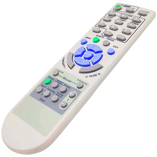 Leankle Remote Controller Replacement for NEC RD-443E, RD-448E, RD-452E, RMT-PJ30, RMT-PJ31, RMT-PJ32, M230X, M260W, M260X, M271W, M300W, NP210, NP215, NP216, VE303X