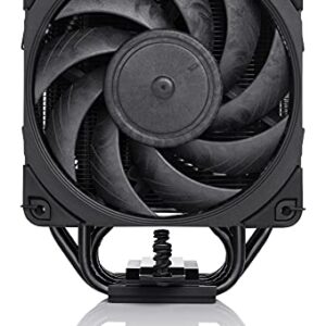 Noctua NH-U12A chromax.Black, 120mm Single-Tower CPU Cooler (Black) For Desktop