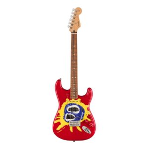 fender 30th anniversary screamadelica stratocaster electric guitar, with 2-year warranty, pau ferro fingerboard