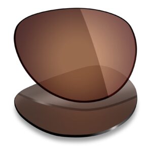 mryok polarized replacement lenses for oakley tie breaker oo4108 - bronze brown