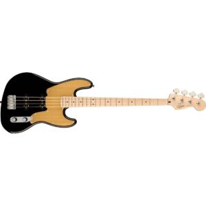 Squier Paranormal 54 Jazz Bass, Black, Maple Fingerboard